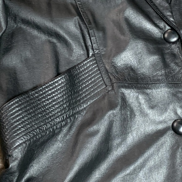 Charles Klein | Jackets & Coats | Charles Klein Leather Full Long Coat ...